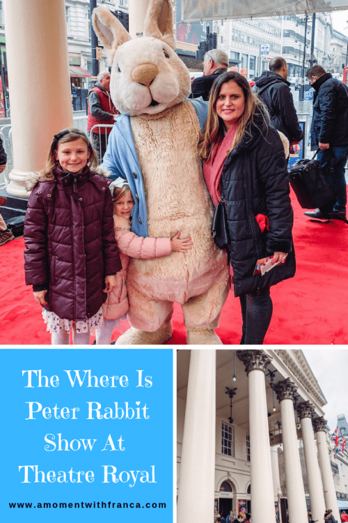 The Where Is Peter Rabbit Show At Theatre Royal • A Moment With Franca