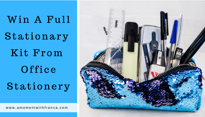 Win A Full Stationary Kit From Office Stationery • A Moment With Franca