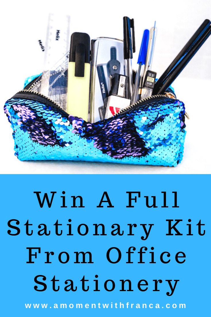 Win A Full Stationary Kit From Office Stationery • A Moment With Franca