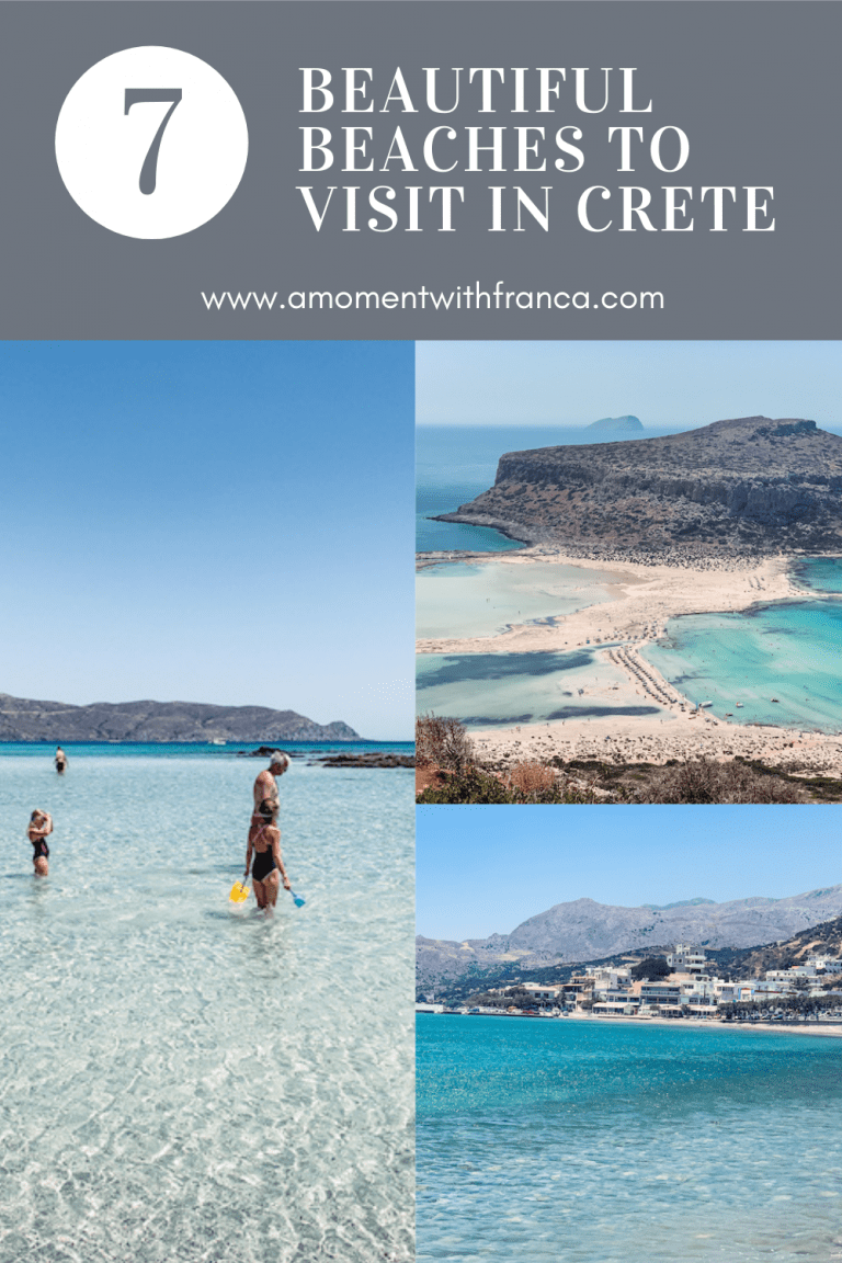7 Beautiful Beaches To Visit In Crete • A Moment With Franca