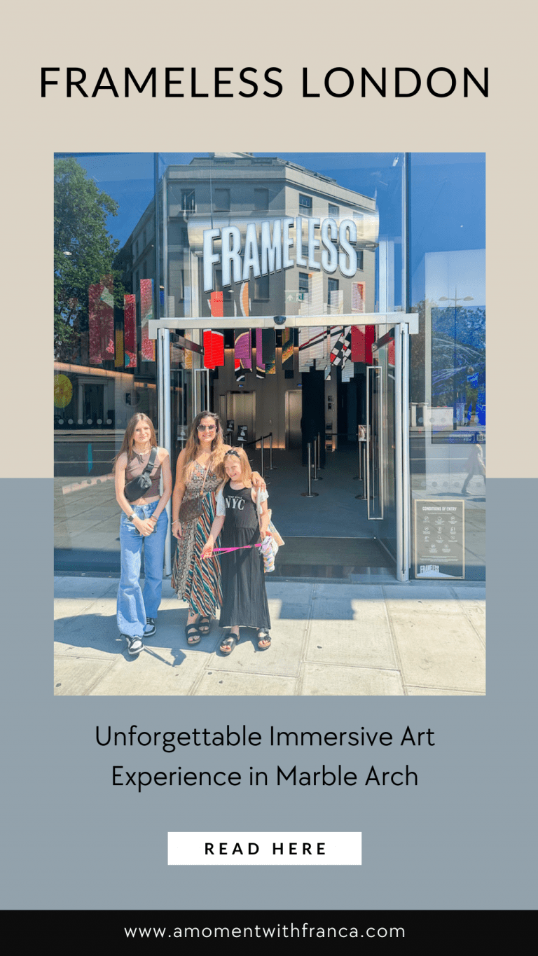 Frameless London: Unforgettable Immersive Art Experience in Marble Arch • A Moment With Franca